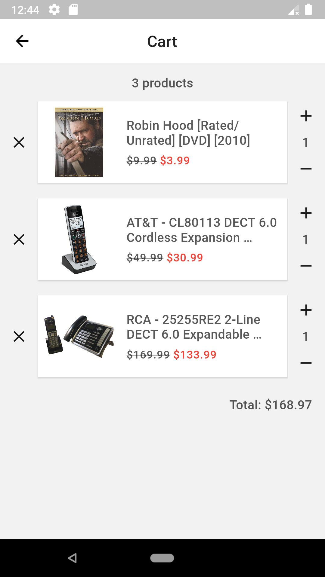 Flutter Shopping App prototype Flutter Shopping App prototype